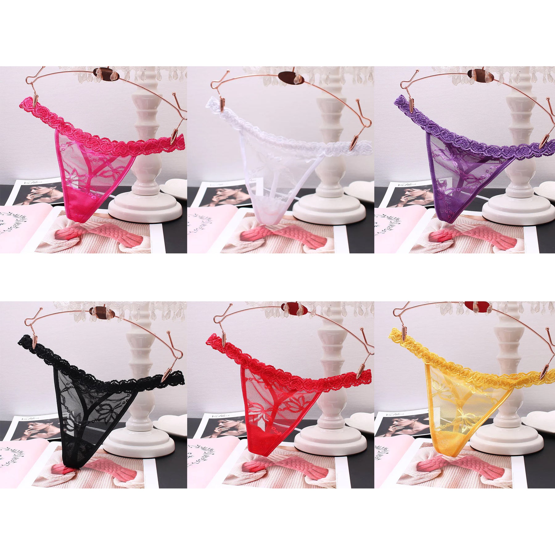 Lace Non-Tracking Thongs – Urclover