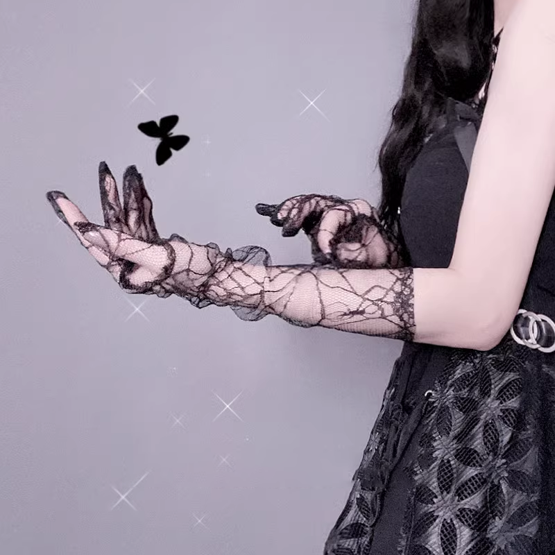 Lace Mesh Gloves – Urclover